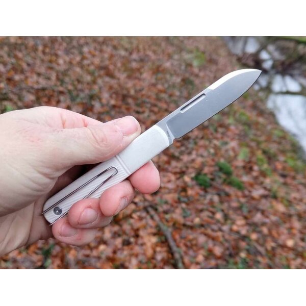 Real Steel RSK Barlow RB5 Drop Point Ivory, 50,00