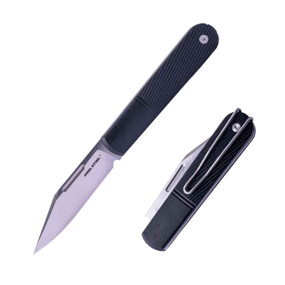 Real Steel RSK Barlow RB5 Clip Point Black, 54,95