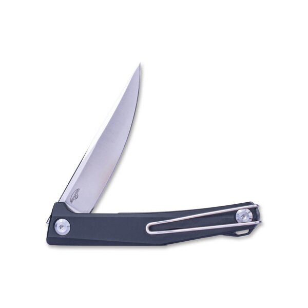 Real Steel Teres Black Satin Flipper, 75,95
