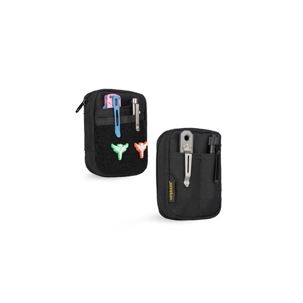 Viperade VE31 Black Small EDC Pouch EDC Pocket Organizer Tactical EDC ...