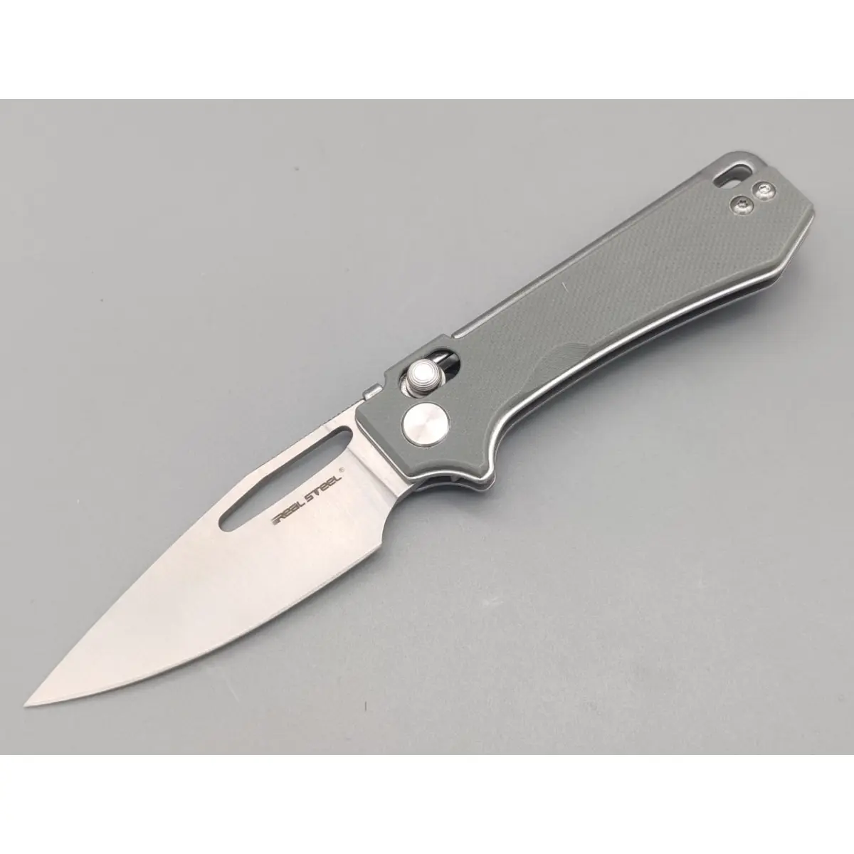 Real Steel RSK Vis Grey G10 12C27 Stahl, 49,00