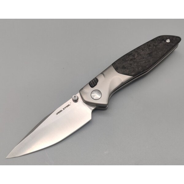 Real Steel RSK Hoeft Titanium & Shred Carbon Fiber - S35VN Stahl, 249,95