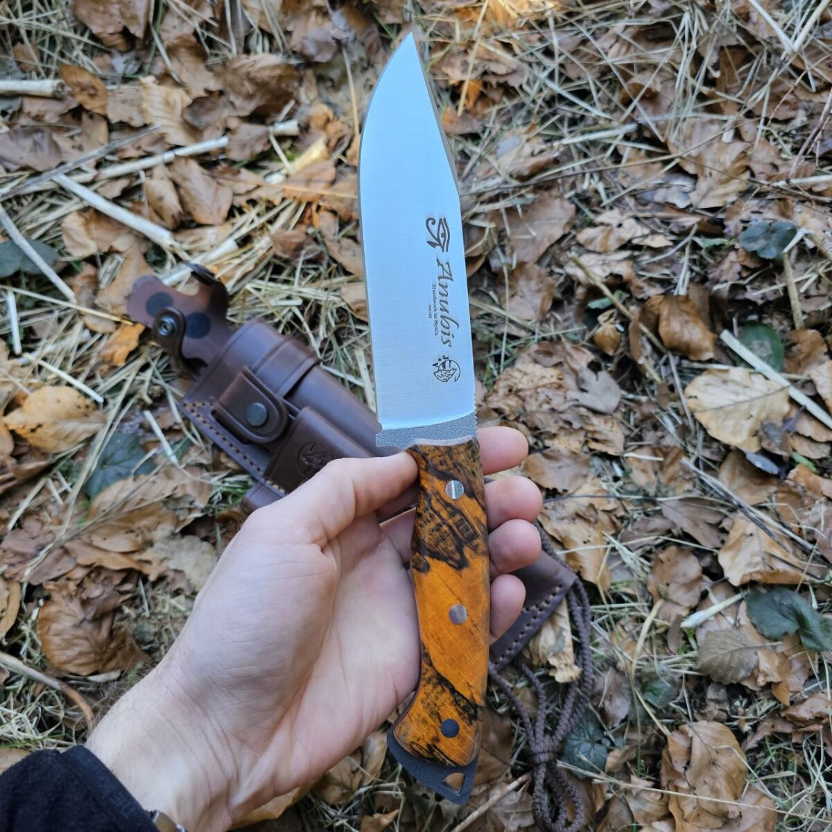 J&V Forester Knives Anubis 1.4116 Stahl Haya stabilisierte Pappel Pre ...