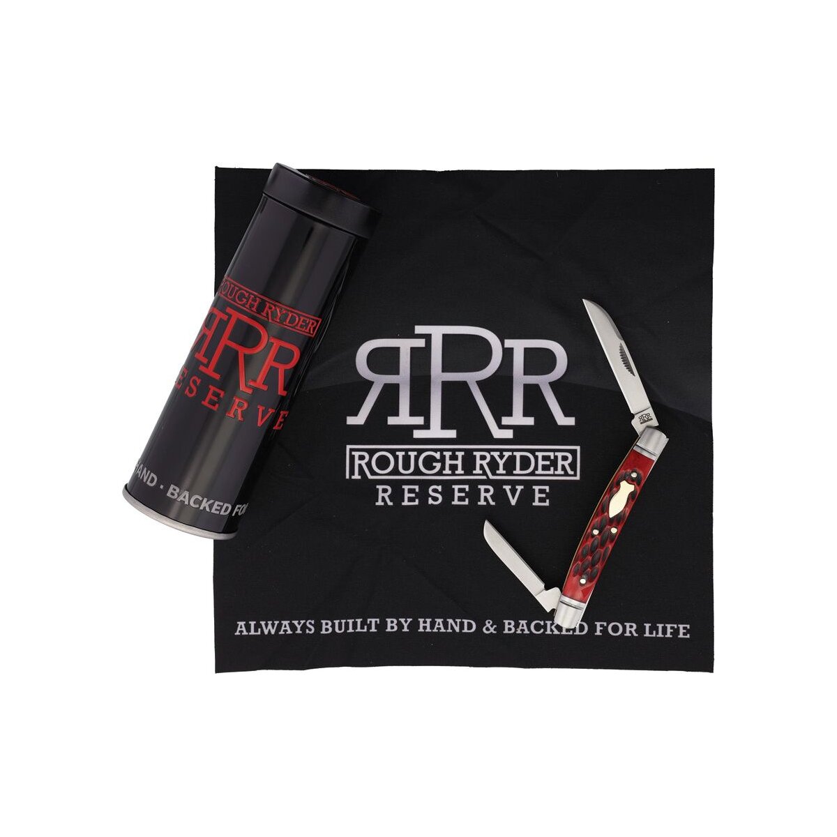 Rough Ryder Reserve 2 Blade Congress Red Jigged Bone Knochen Plain Sa ...