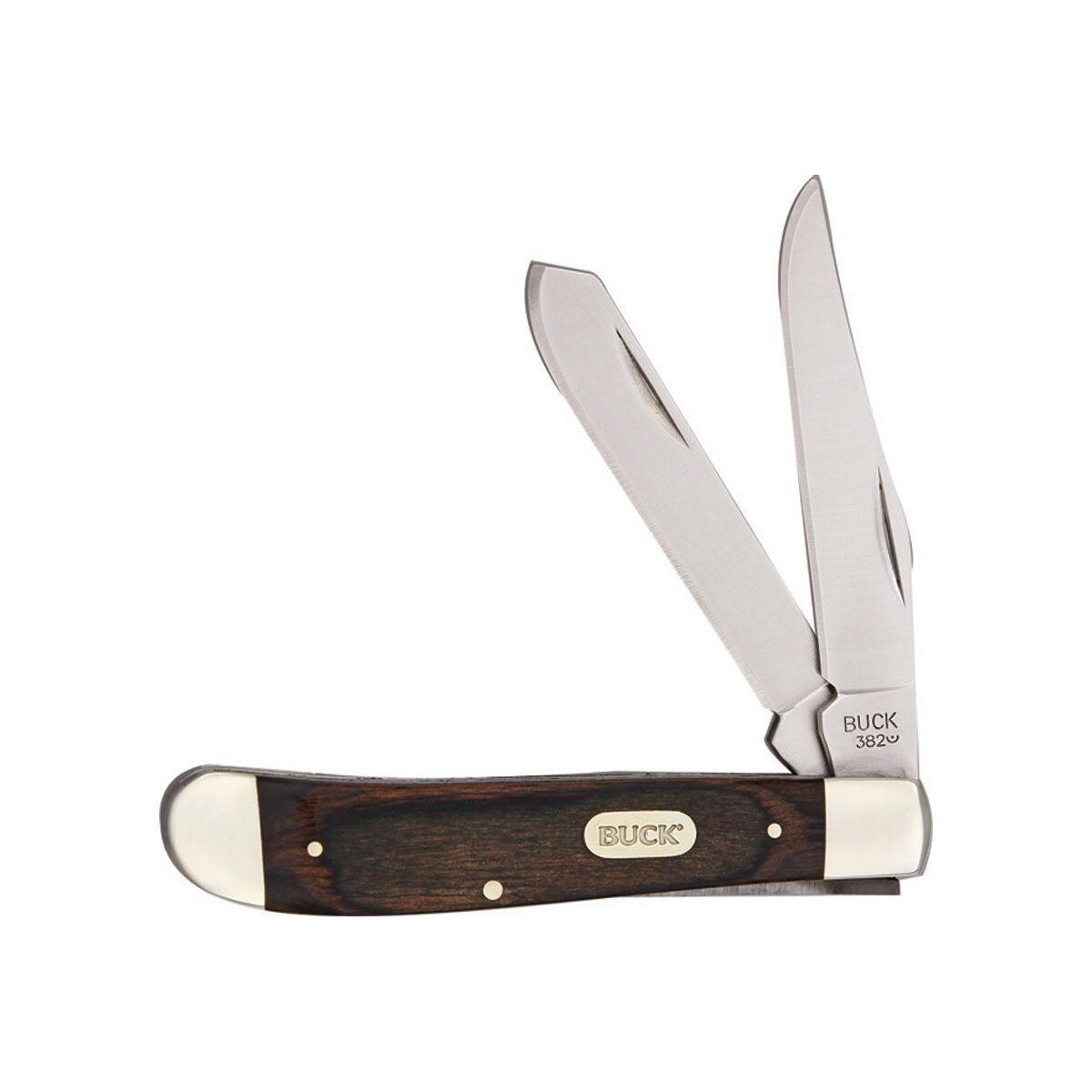 Buck Knives Trapper Slipjoint 420 HC Stahl Holzgriff, 42,95