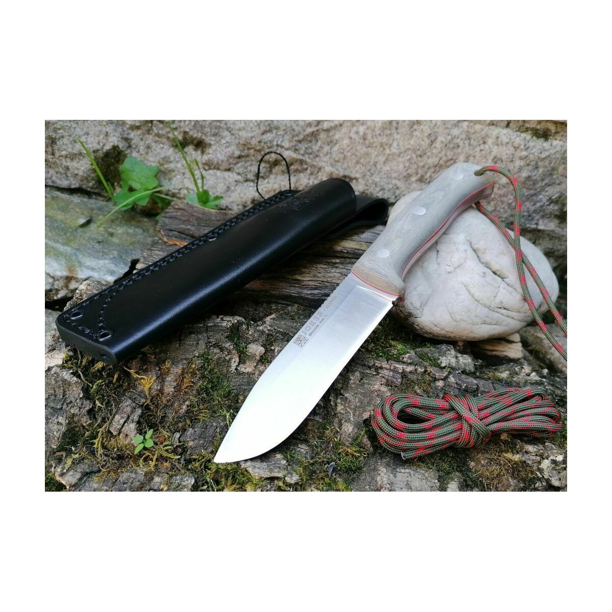 Joker Nomad N695 Micarta Grün inkl. Lederscheide, 132,95