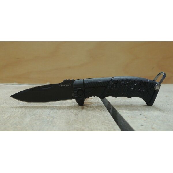 Walther Micro PPQ Messer Mini Taschenmesser 440C Stahl Schlüsselanhän ...