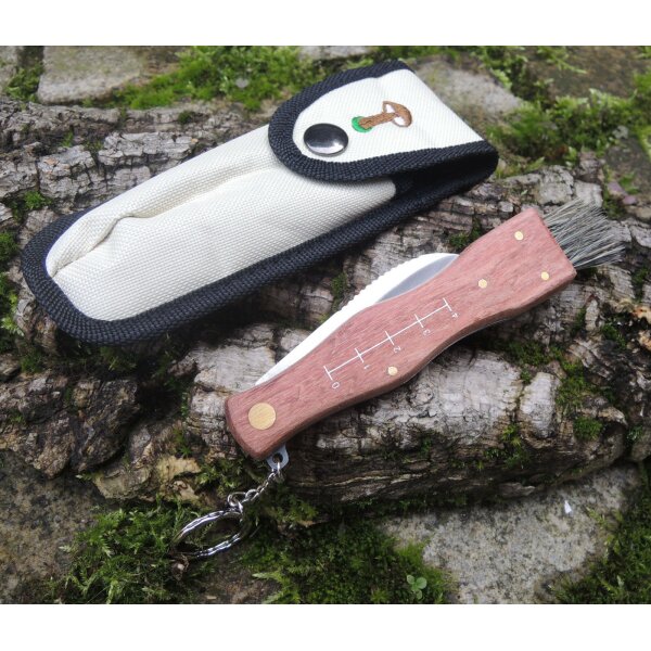 Albainox Pilzmesser Pilz Messer Mushroom Knife mit 3D PRINTING Bürste ...