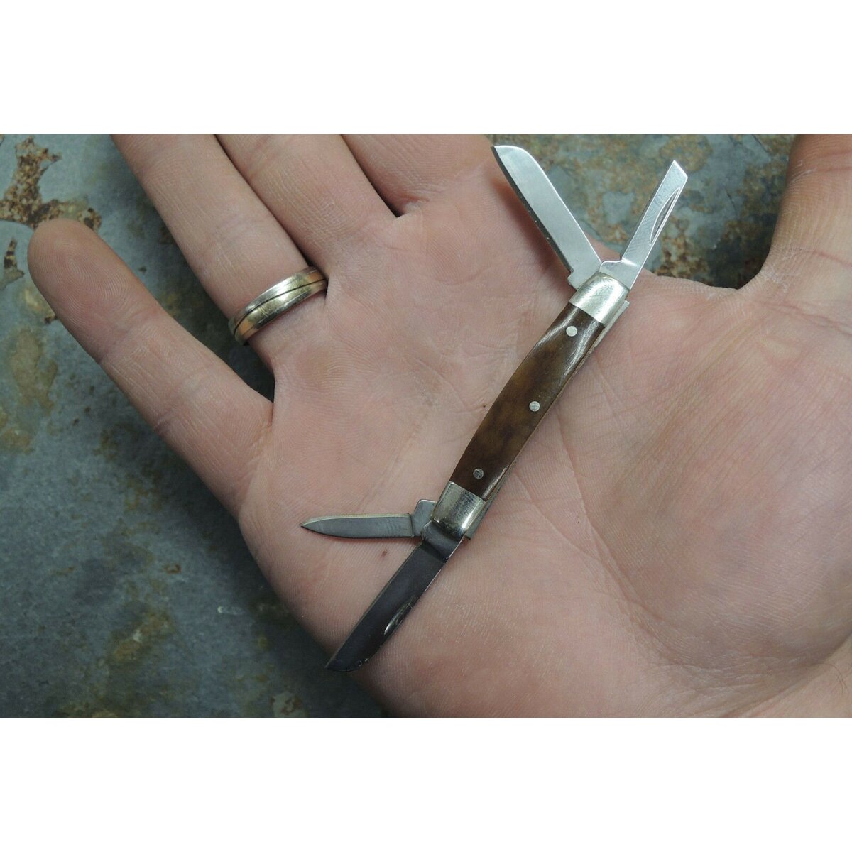 Rough Ryder Rider Miniature Congress Mini Messer 4 Klingen Sammlermes ...