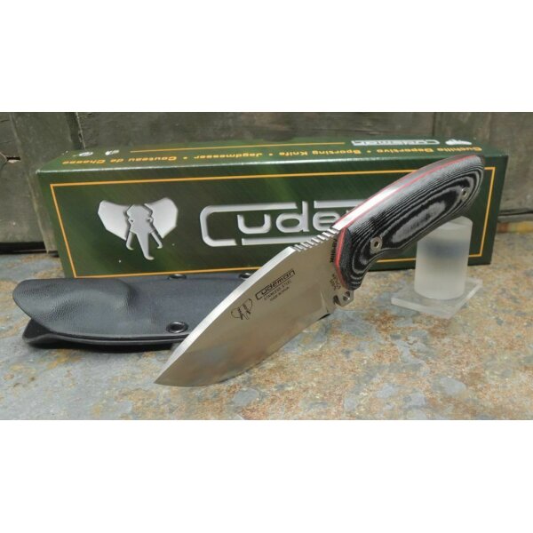 Cudeman Mini BV N695 Micarta Schwarz inkl. Feuerstarter Kydexscheide ...