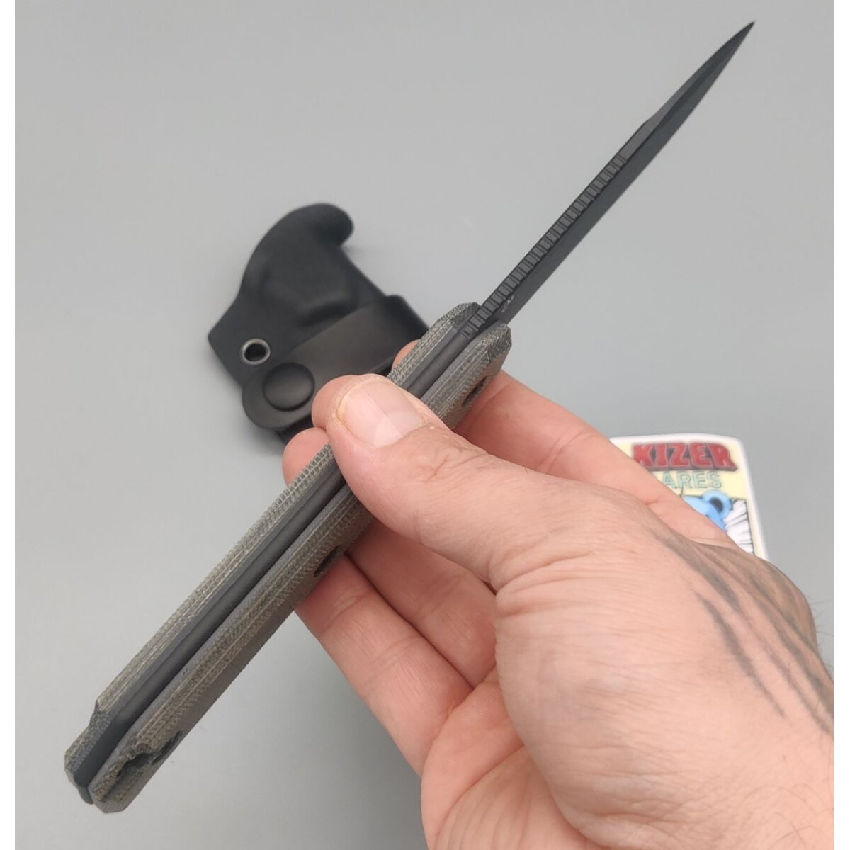 Kizer BEGLEITER FIXED Fahrtenmesser D2 Stahl, 59,95