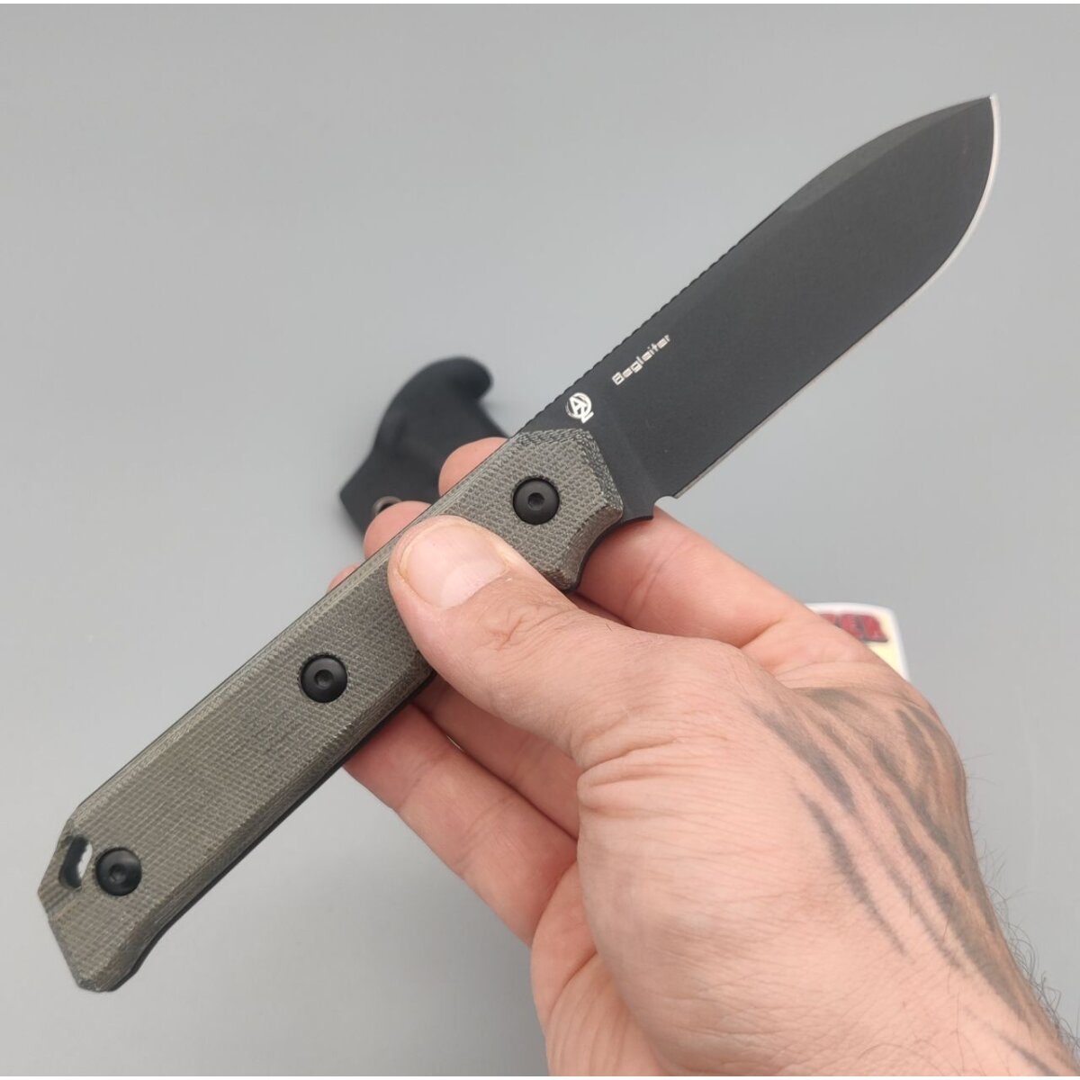 Kizer BEGLEITER FIXED Fahrtenmesser D2 Stahl, 59,95